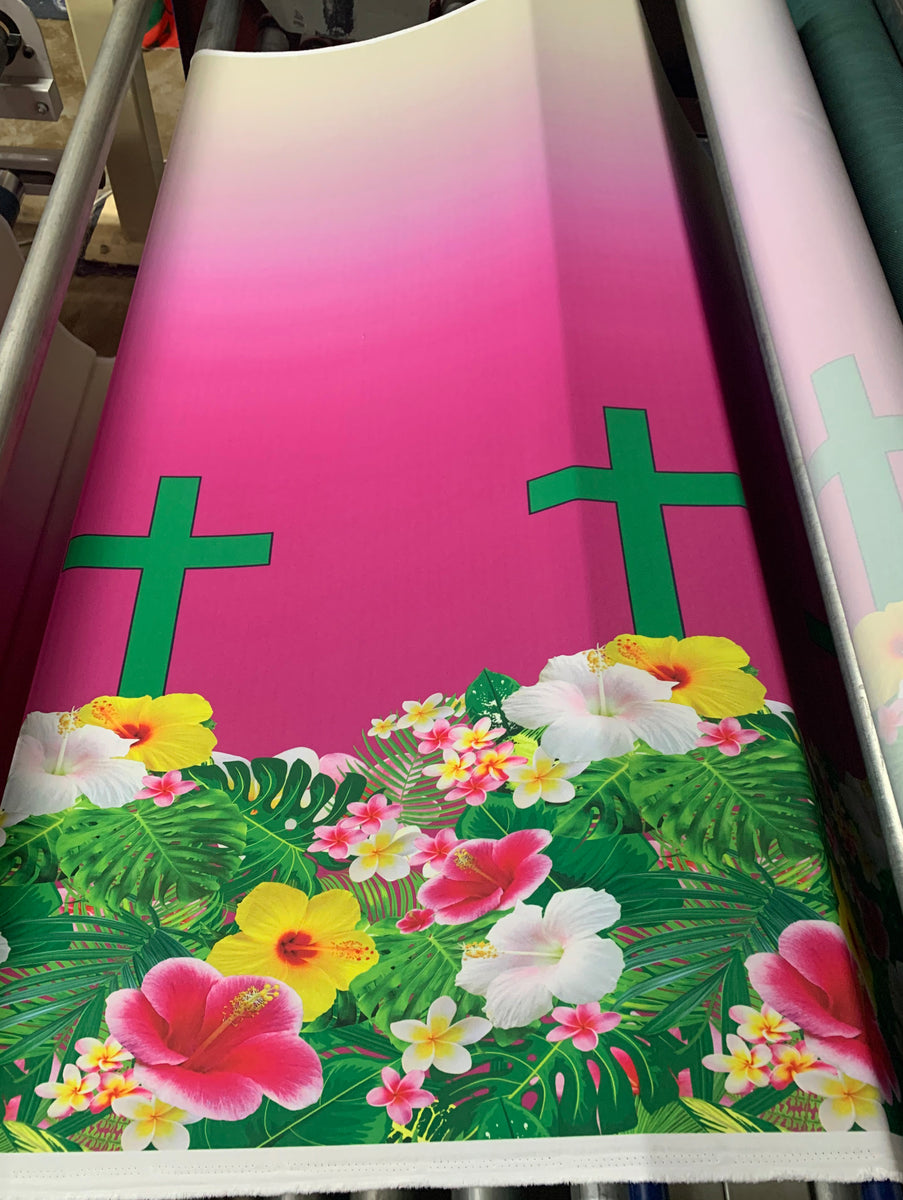 Church decoration #7 – Polynesian Textiles