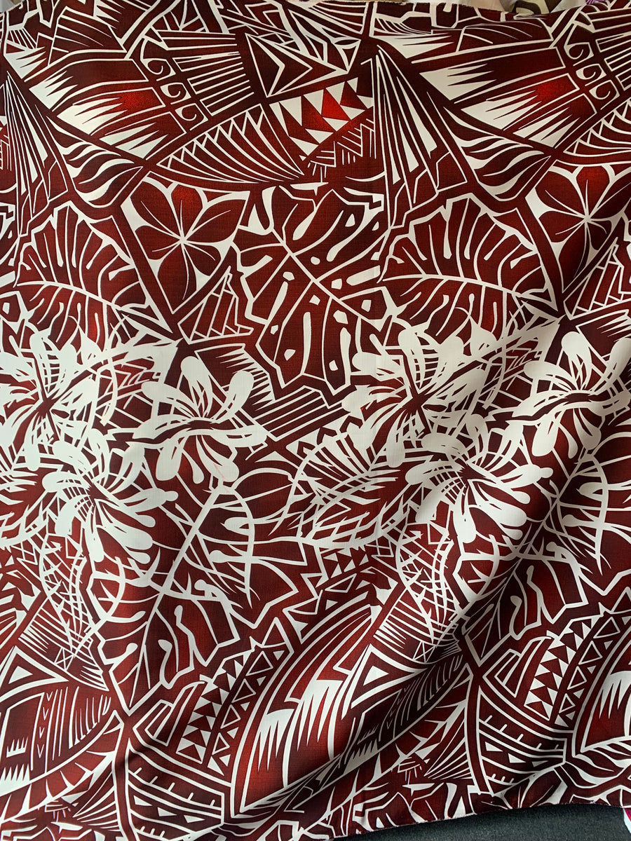 Elei printed on polyester # 32 – Polynesian Textiles