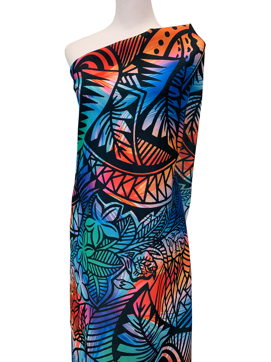 Elei printed on polyester. – Polynesian Textiles